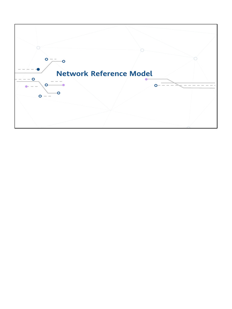 02 Network Reference Model | PDF