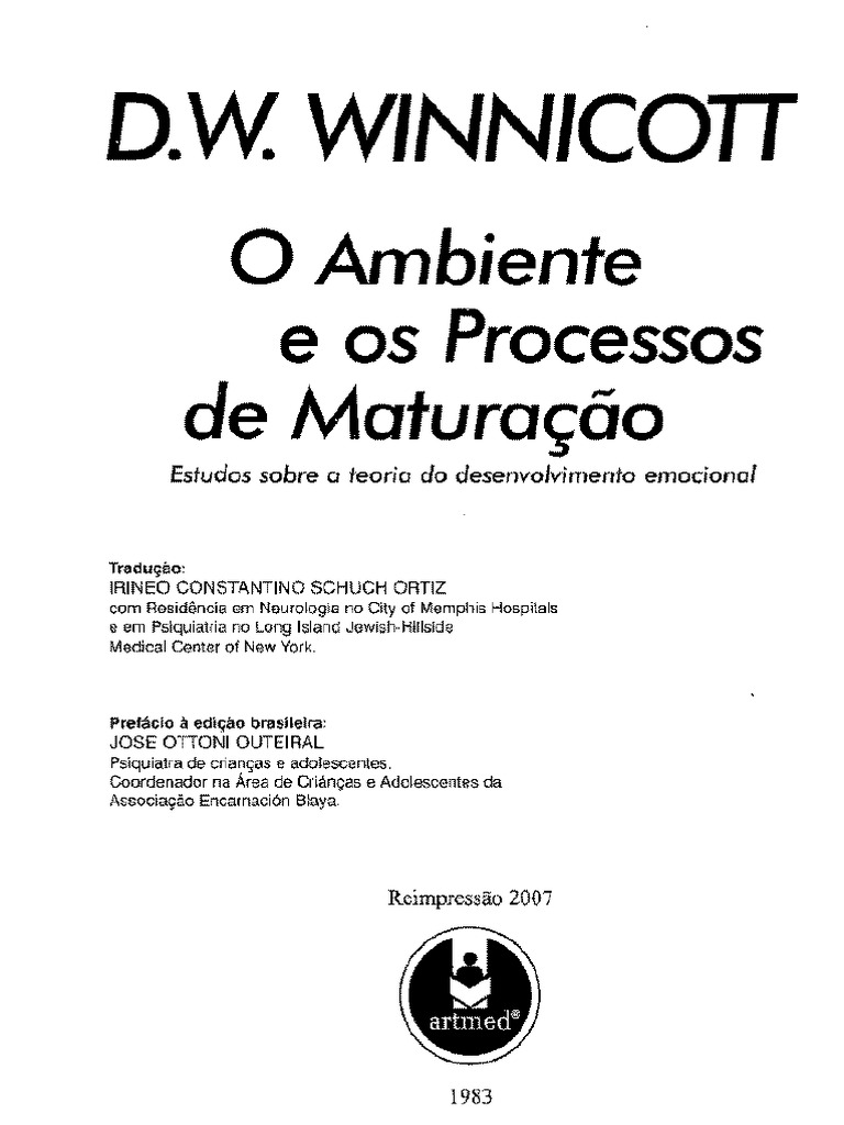 WINNICOTT - O Ambiente e Os Processos de Maturação | PDF