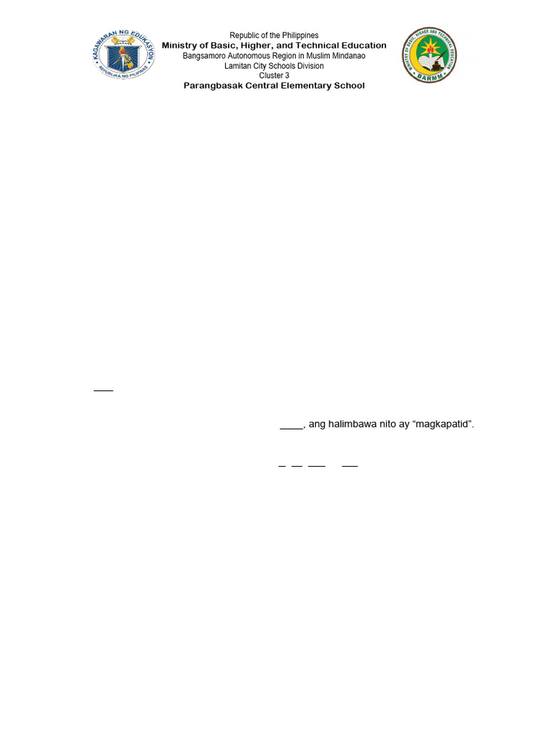 FIL 6 Q1 Finale | PDF