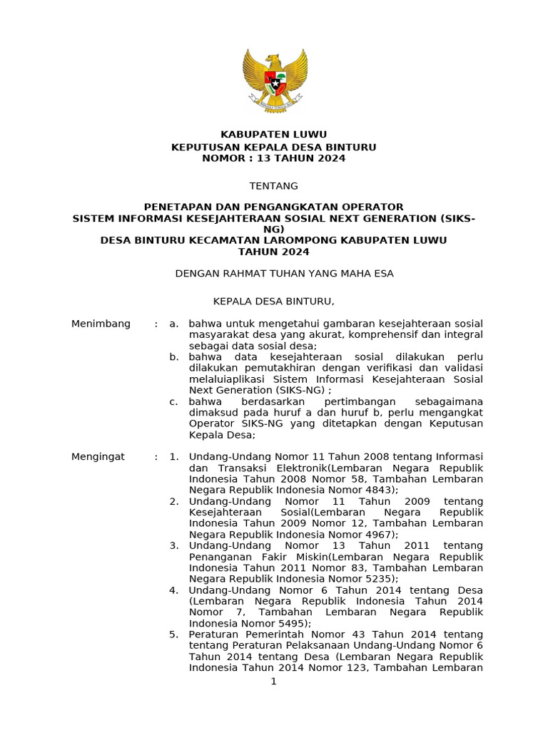 13 SK Operator SIKS-NG 2024 | PDF