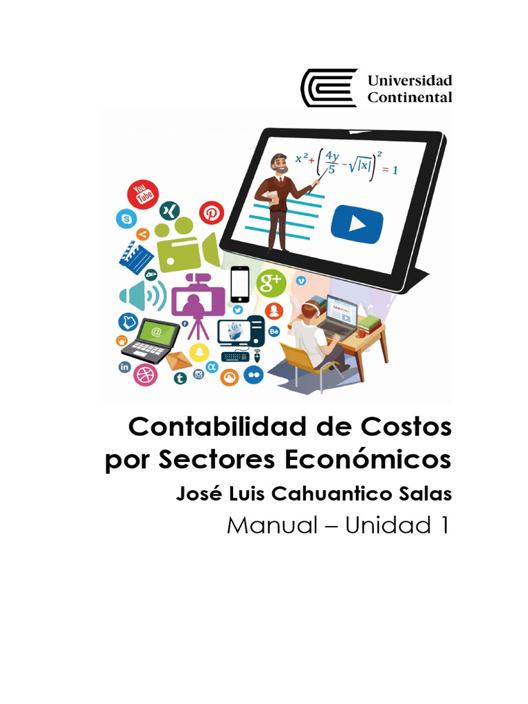 Manual Unidad 1 Contabilidad de Costos Por Sectores Económicos | PDF