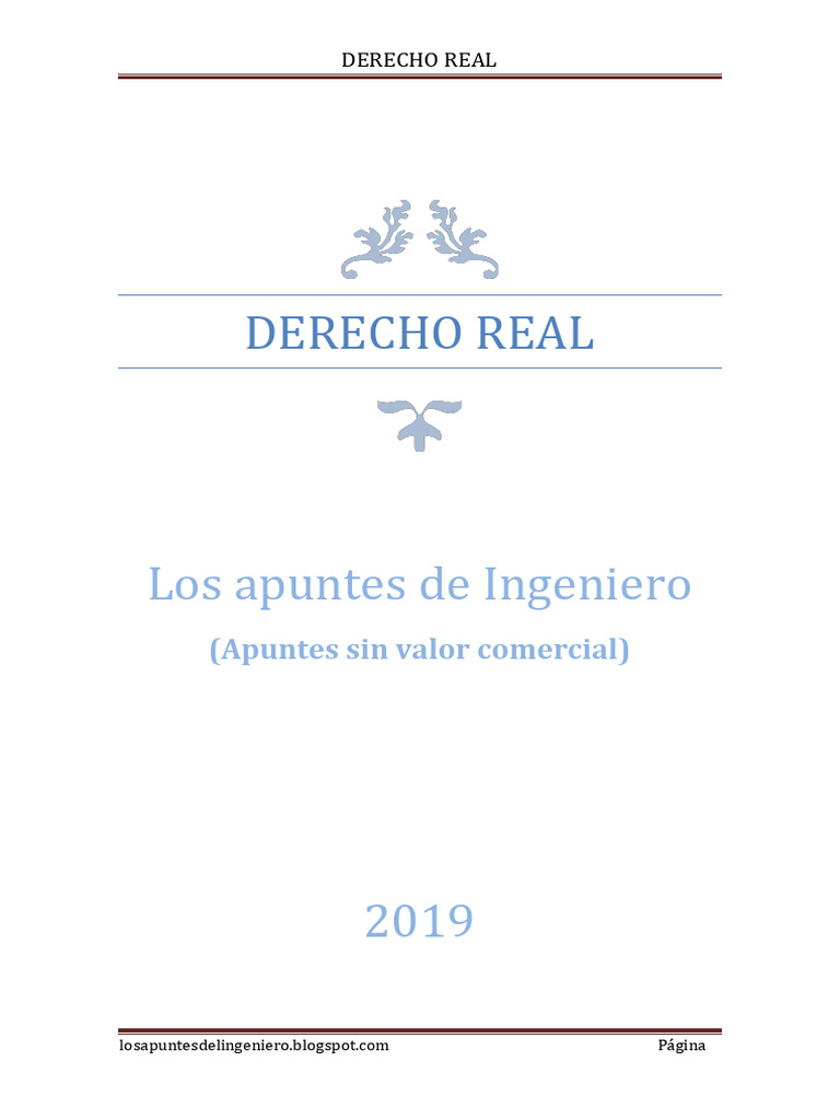 Derecho Real | PDF