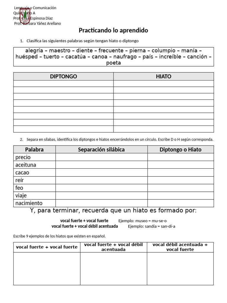 Practicando lo aprendido | PDF