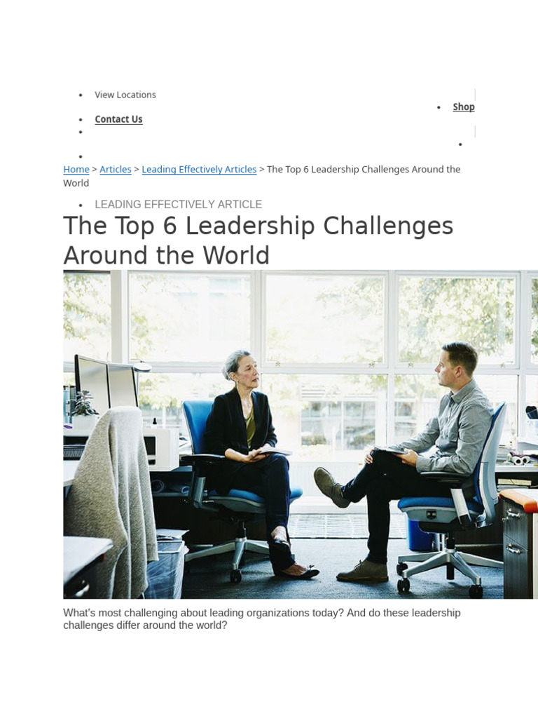 leadership challenge | PDF