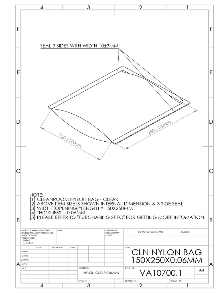 3 Side Seals DWG | PDF