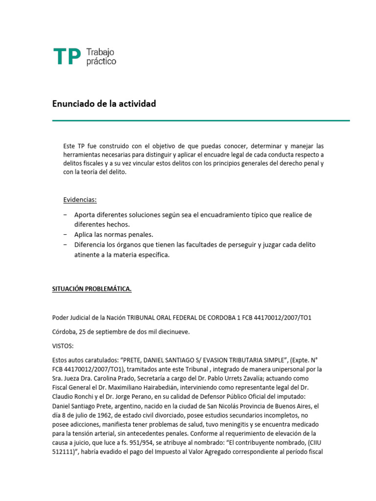 TP2 - Enunciado de La Actividad | PDF