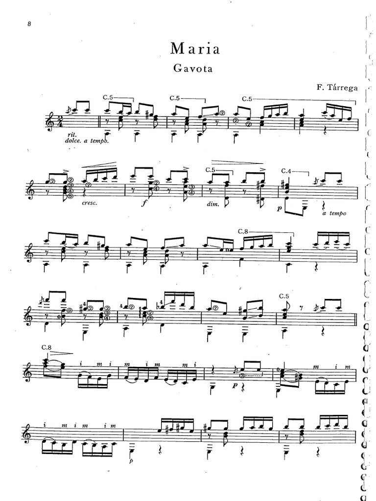 Maria - Tarrega | PDF