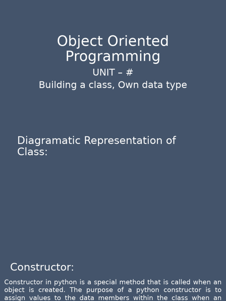 OOP - Class, Own Data Type 1 | PDF