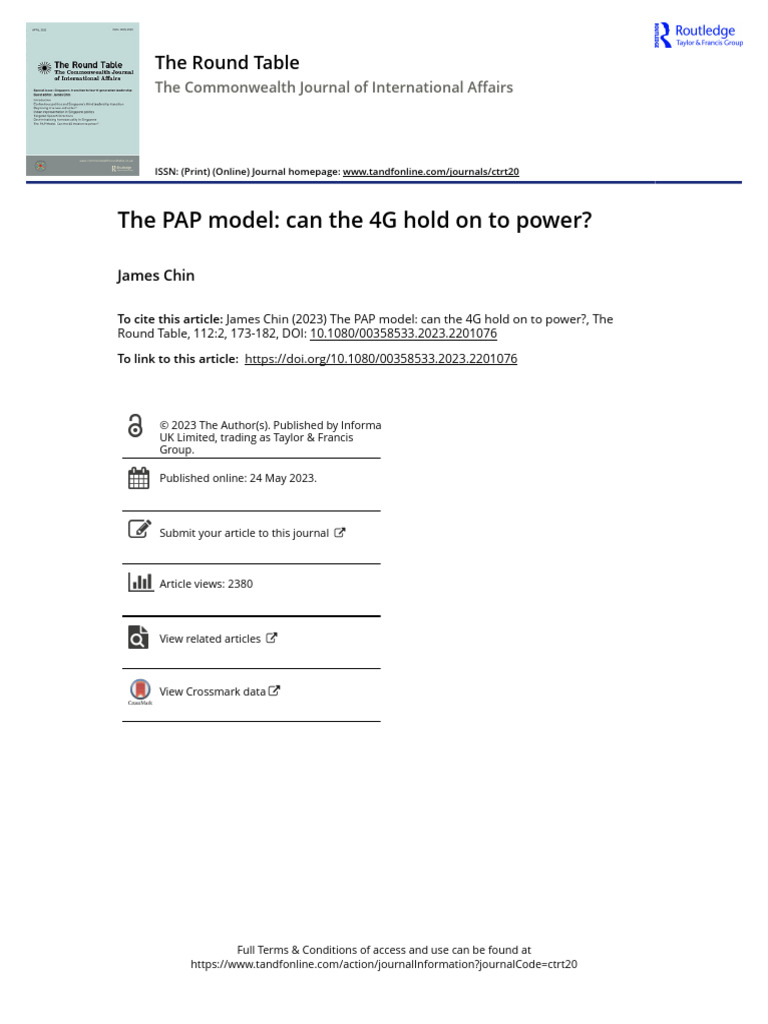 The PAP Model Can The 4G Hold On To Power | PDF