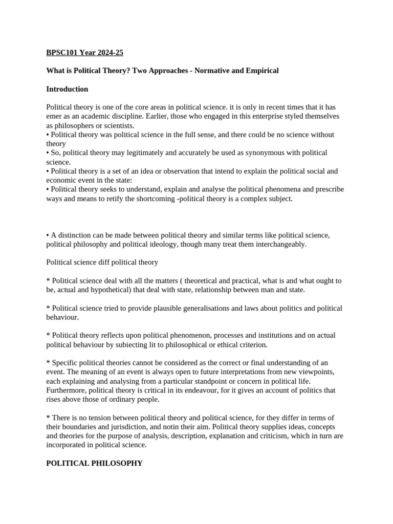 Bpsc101 Unit1 Notes Pdf 0713