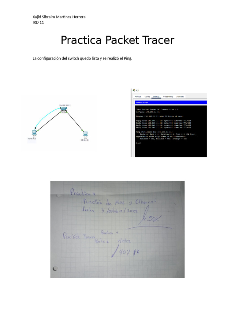Practica Packet - 4748 | PDF | Juegos y actividades