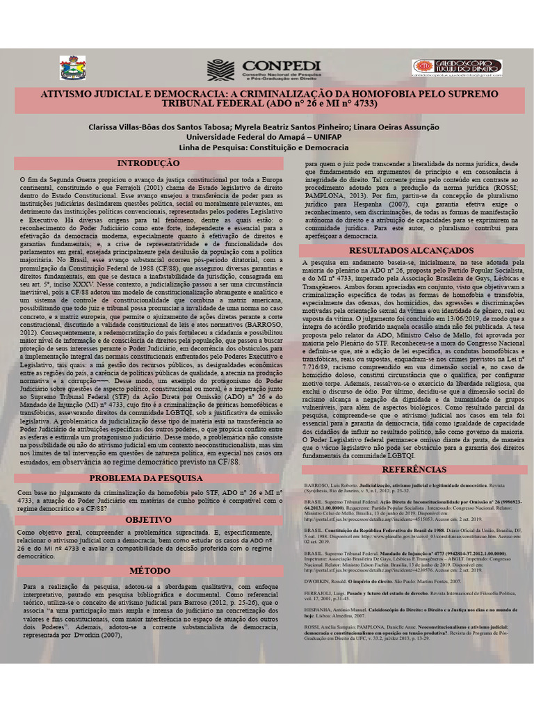 Poster Myrela e Clarissa - Versã - o Final - Power Point | PDF