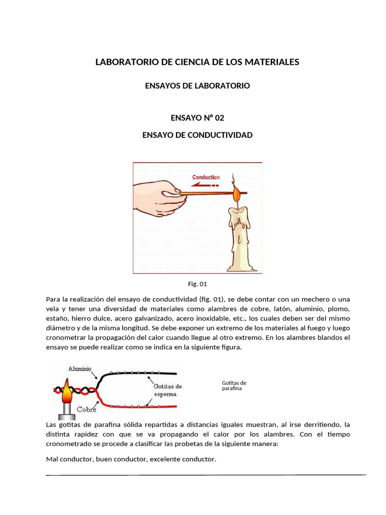 Ensayo 2 - Lab de Materiales | PDF
