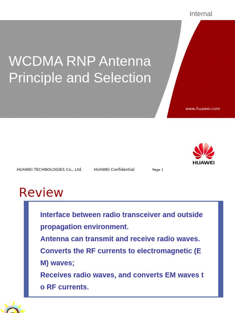 03 WCDMA RNP Antenna Principle and Selection | PDF