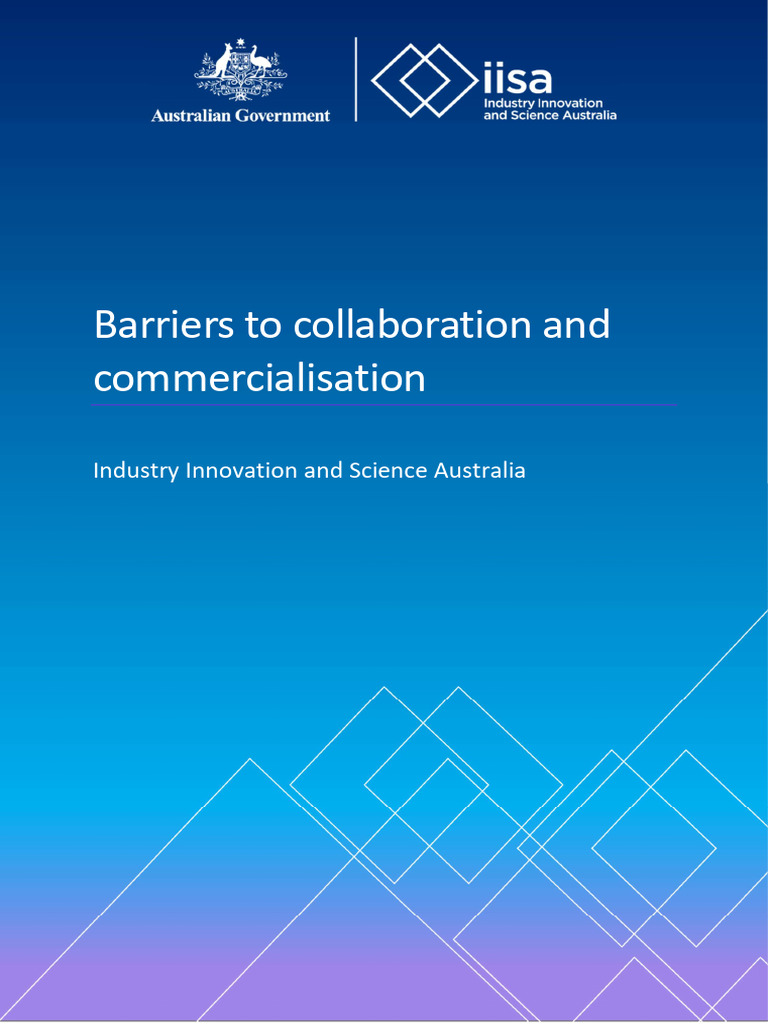Barriers To Collaboration and Commercialisation | PDF