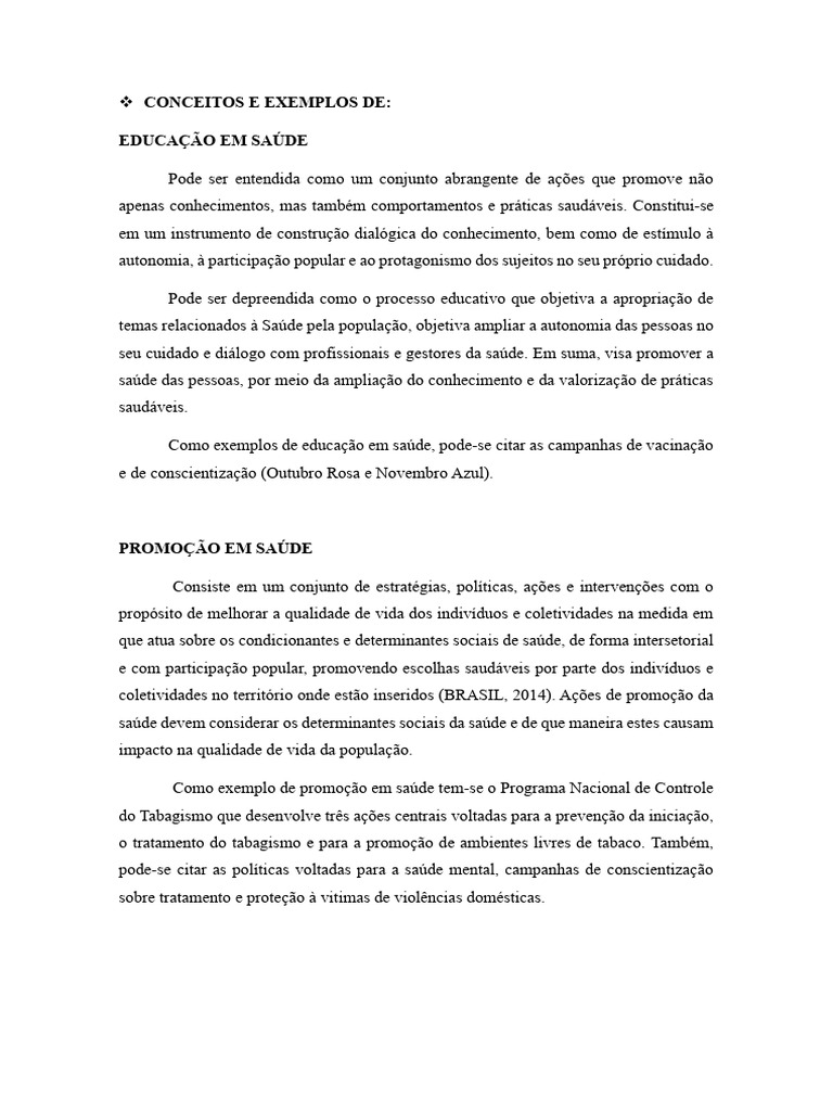 Conceitos e Exemplos De | PDF