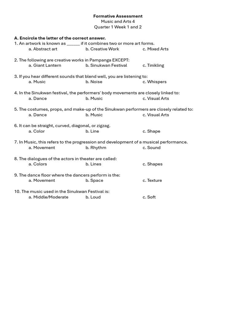 FA - MAPEH 4 Q1 W1-8.PDF · Version 1 | PDF