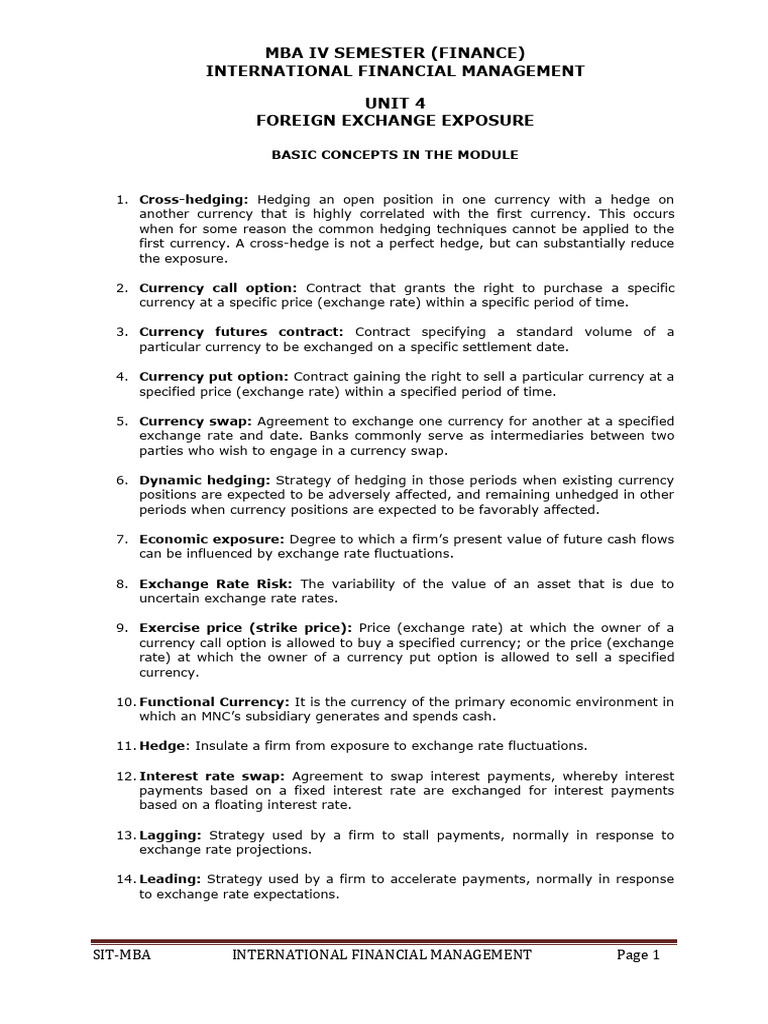 3.1.4 IFM Module 4 Reading Material | PDF
