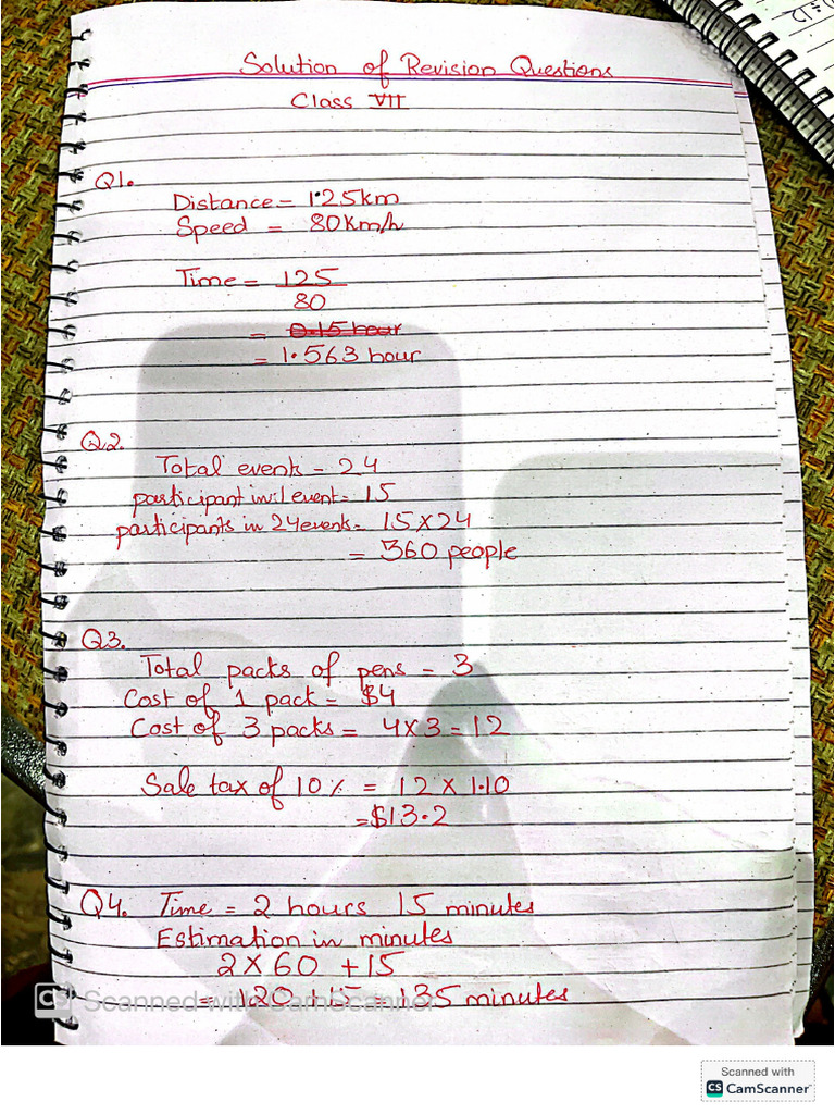 C7-Revision Solution of Decimal Square A | PDF