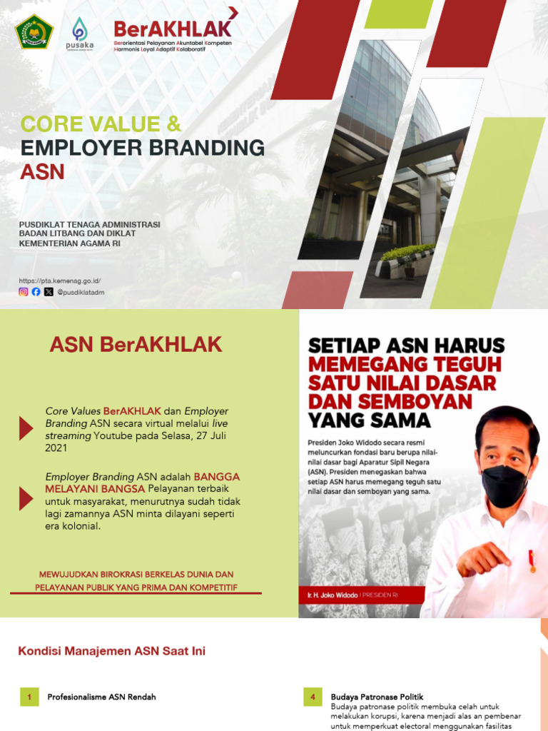 Nilai BerAKHLAK | PDF