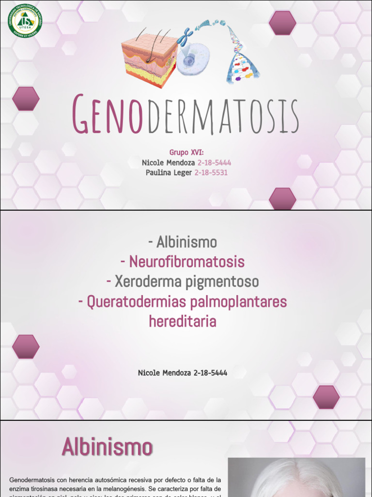 Genodermatosis Dermatología | PDF