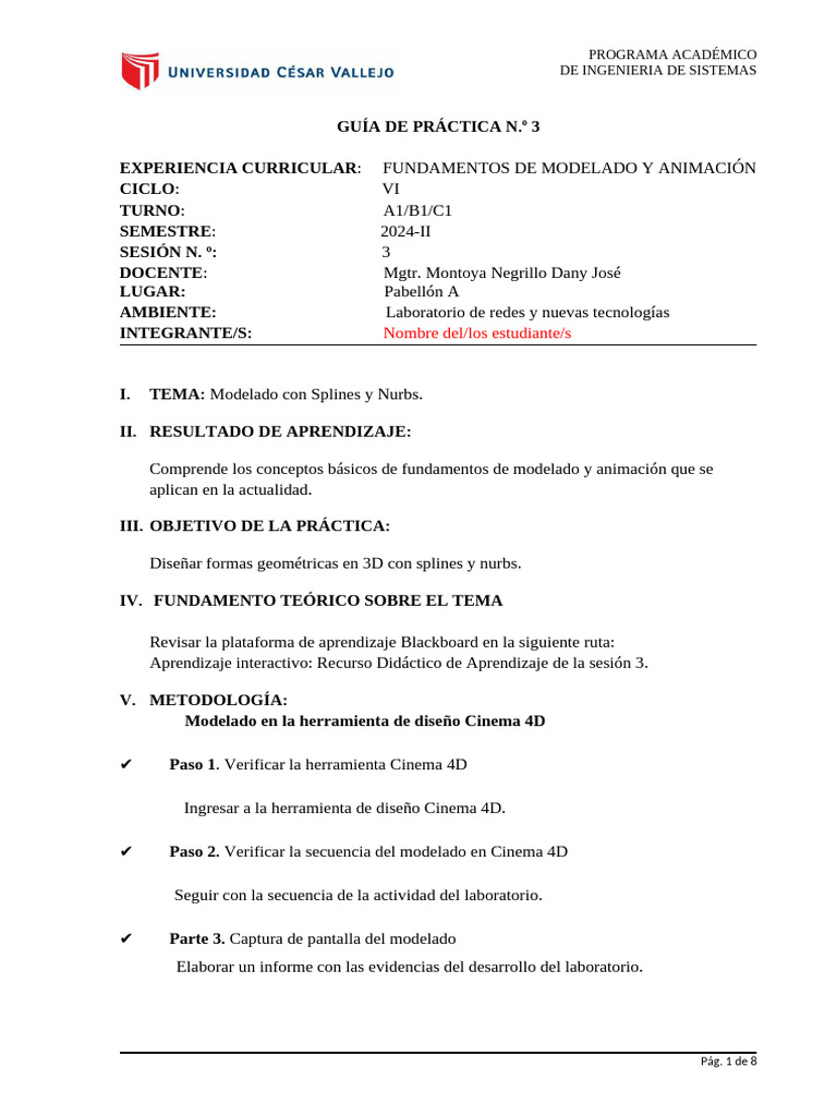 Guía Práctica LAB-03 | PDF