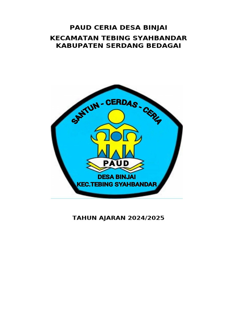 Caver Paud Ceria | PDF