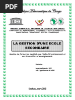 Gestion Et Administration Scolaires PDF | PDF | Pédagogie | Direction