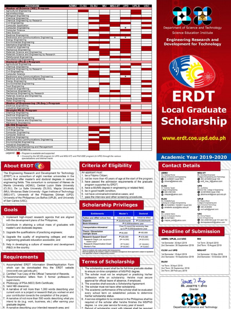2019 ERDT Brochure | PDF
