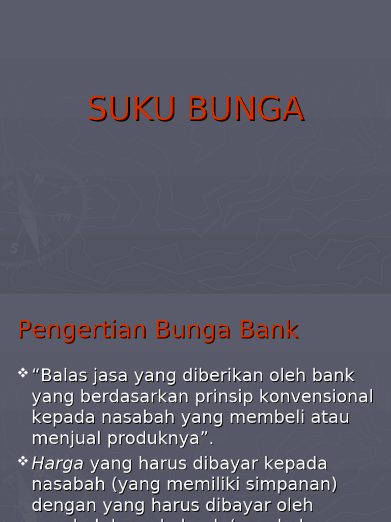Materi 4 - Suku Bunga | PDF