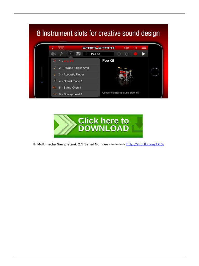 ik-multimedia-sampletank-25-serial-number | PDF