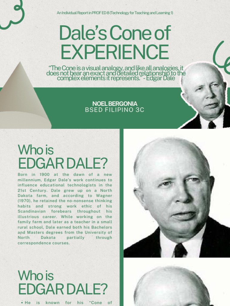 S Cone of Experience Report Bergonia Noel Bsedfilipino3c | PDF