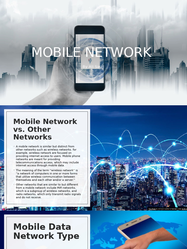 Mobile Network: by Ali Saud | PDF