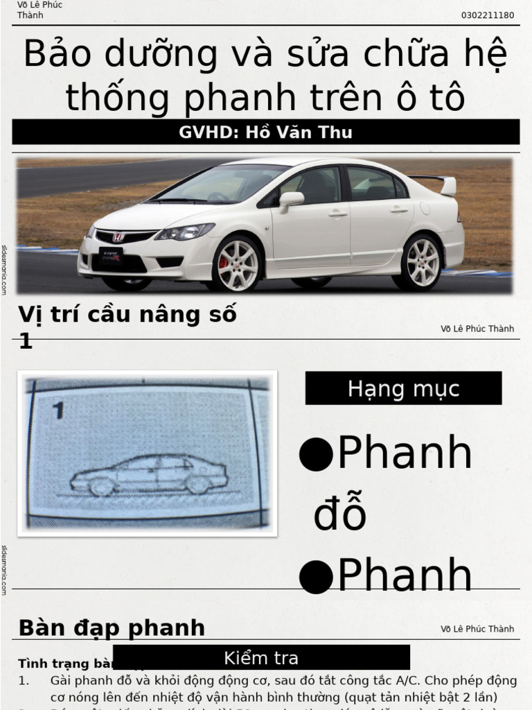 BD Phanh | PDF