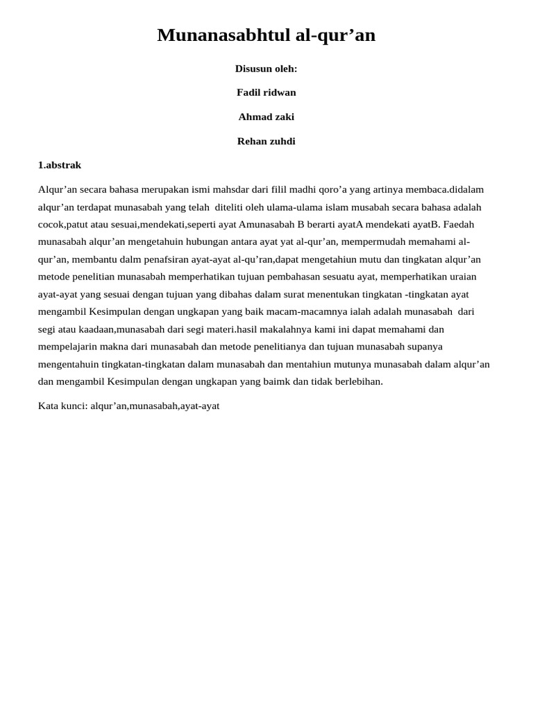 Zaki Fadil Rehan | PDF