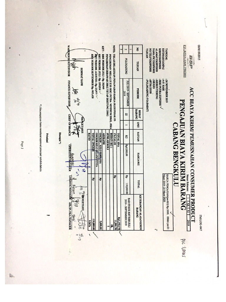 Acc PBK Bs Rbi Juli-Sept'19 Bku | PDF