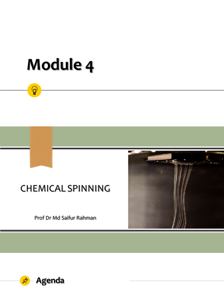Module 4 Chemical Spinning | PDF