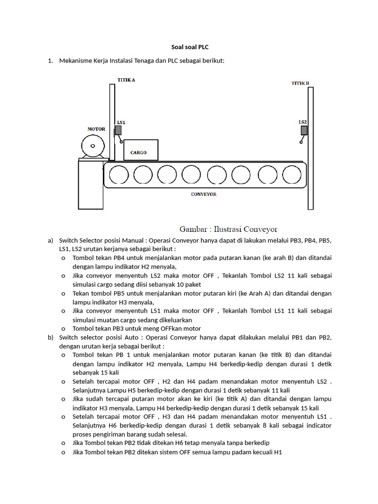soal soal PLC | PDF