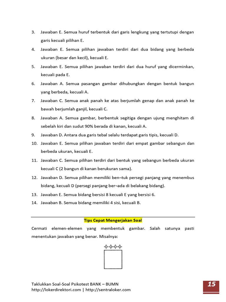 Psikotest Contoh - Soal - Psikotest - Hal102-103 | PDF
