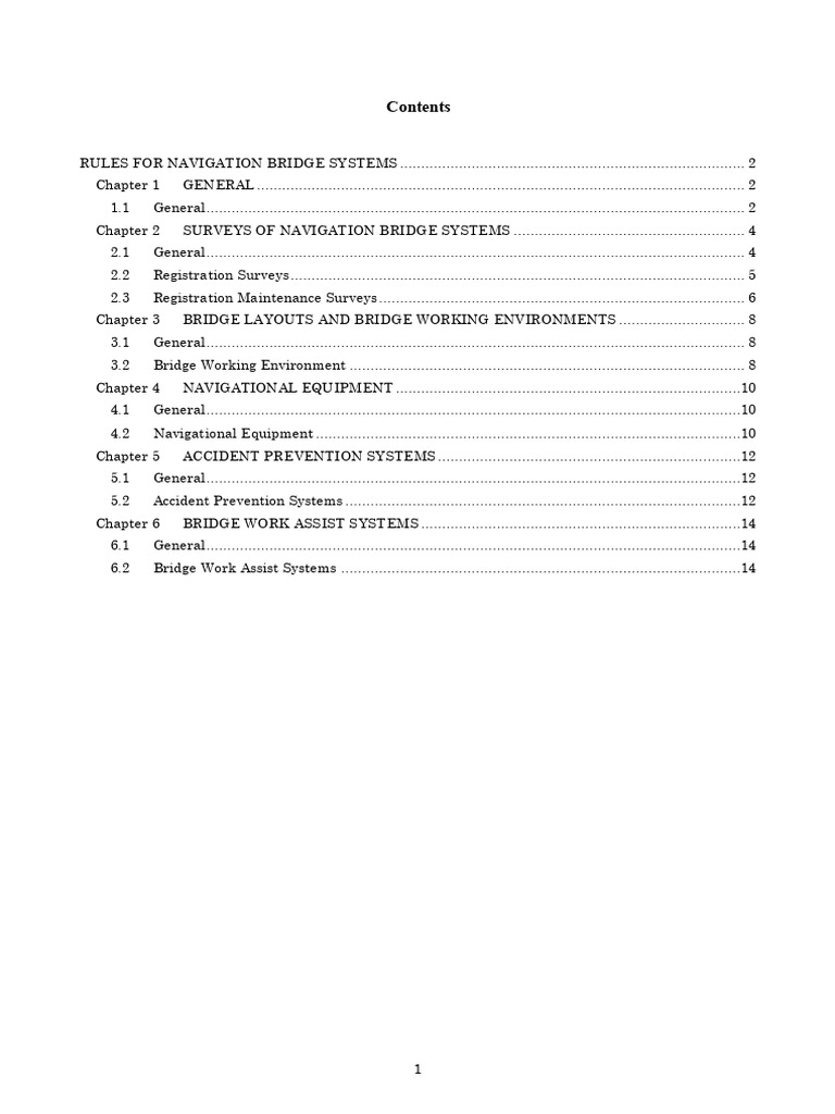 Navigation Bridge Systems Guidelines | PDF | Surveying | Science ...