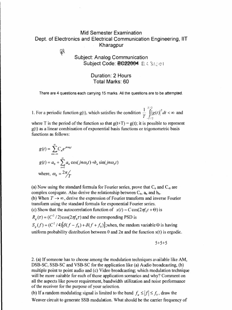 Analog Communication | PDF