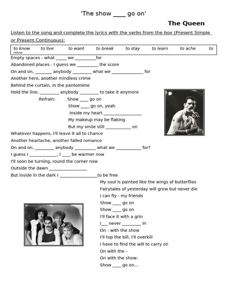Queen-The-Show Must Go On | PDF