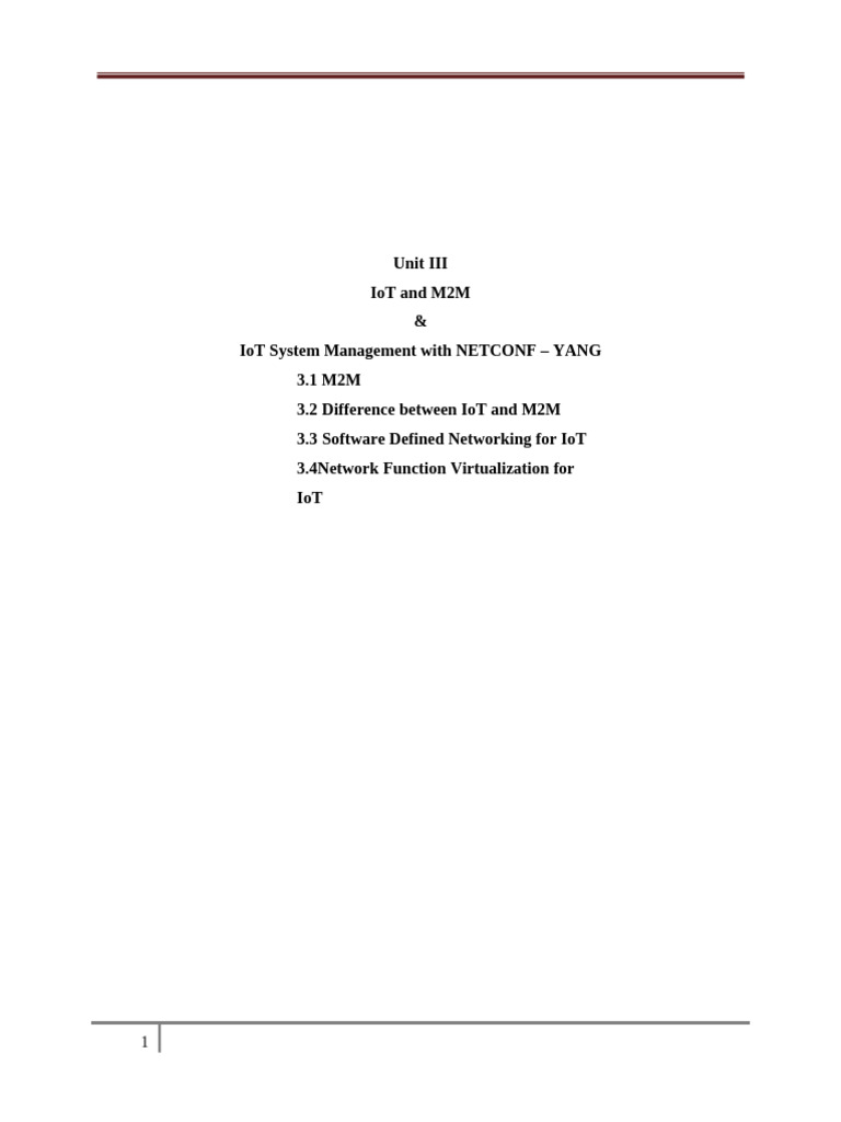 IOT-Unit_III | PDF
