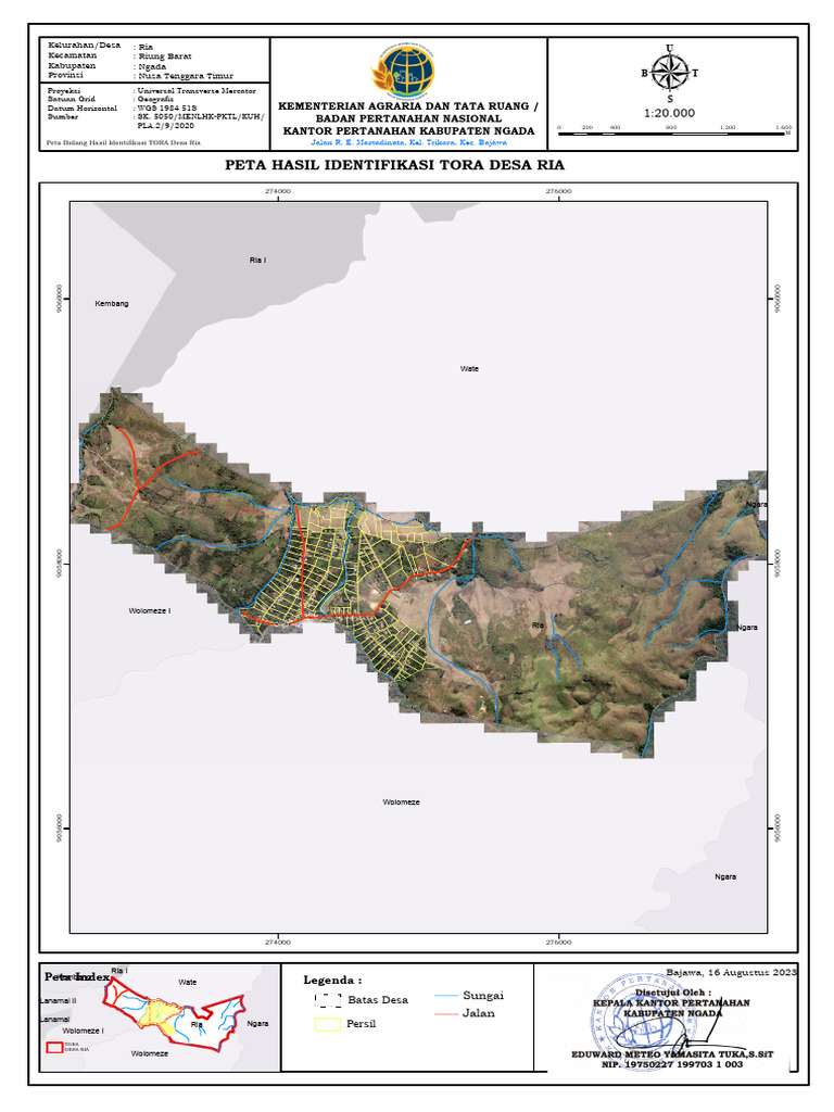 PETA IDENTIFIKASI TORA DESA RIA | PDF