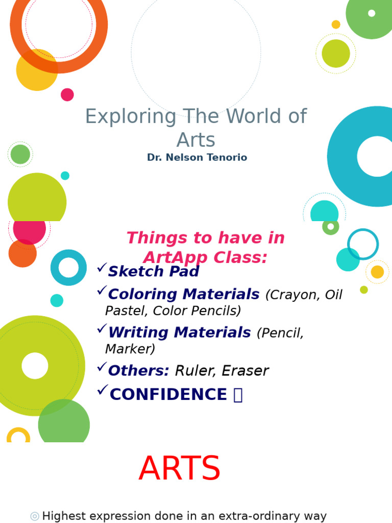 Module 1. Introduction To Arts | PDF Module 1. Introduction To Arts | PDF