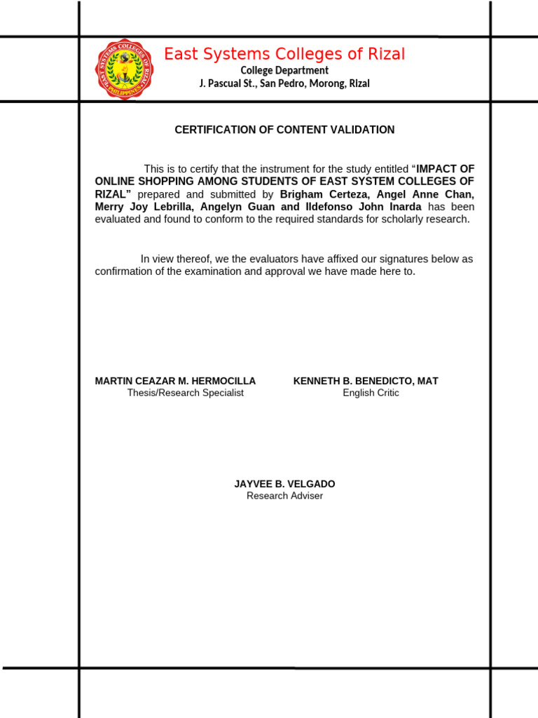 East Template 1 | PDF