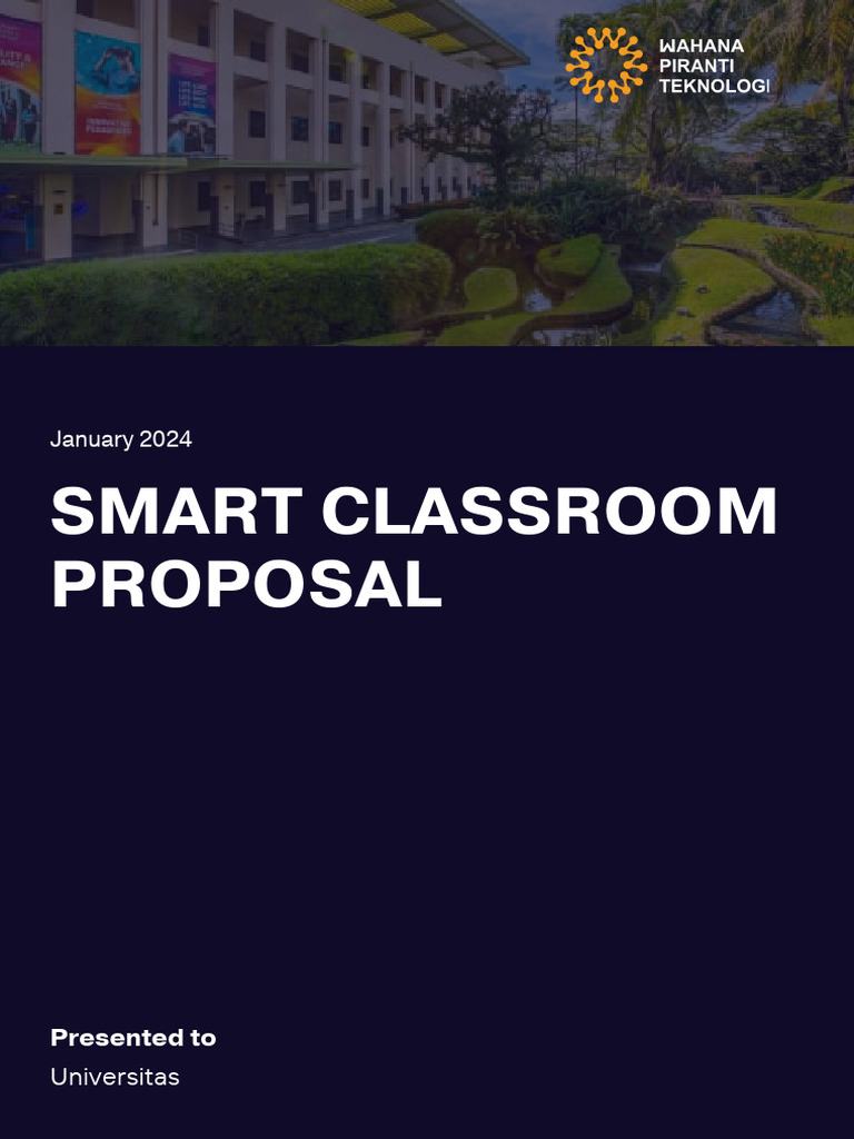Smart Classroom Proposal - Wahana | PDF
