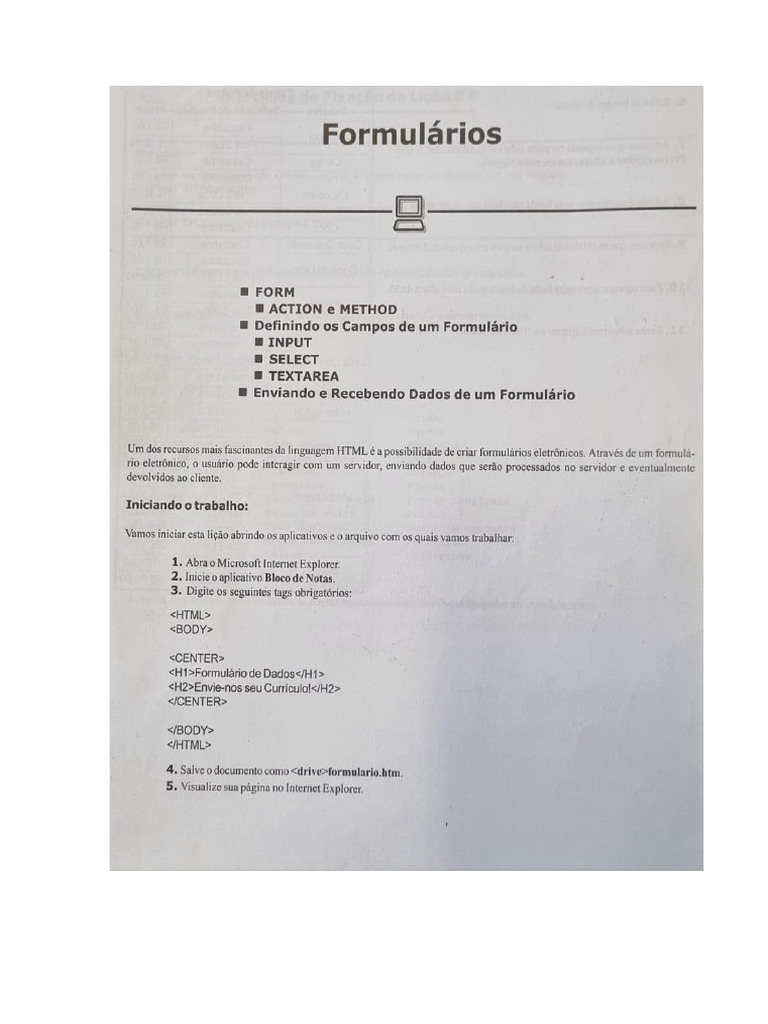 Formulários | PDF