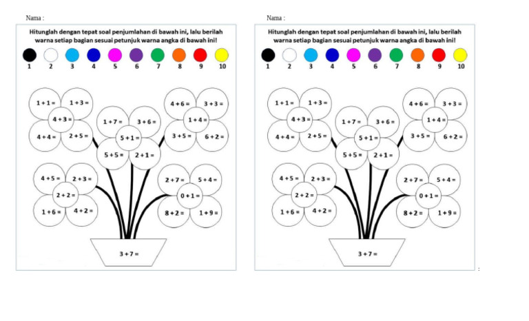 Mewarnai Bunga | PDF