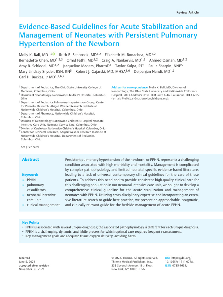 Evidence Based Guidelines For Acute Stabilization and Management | PDF